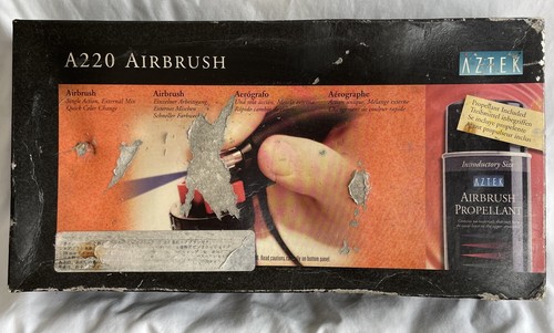 Vintage Testors Aztek A220 Airbrush System Kit Rare w/ Box | eBay