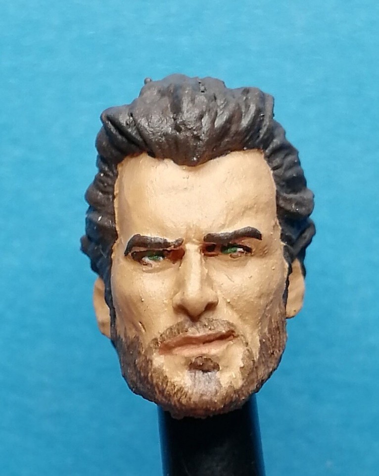 207 CLINT BEASTWOOD WESTERN HERO custom HEADCAST for ACTION FIGURE | eBay