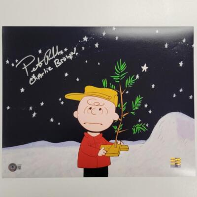 Peter Robbins signed Christmas 11x14 photo "Charlie Brown" ~ Beckett ...