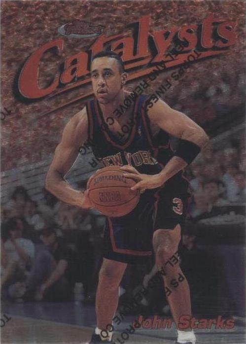 1997-98 Topps Finest - Common Bronze John Starks #88 for sale online | eBay