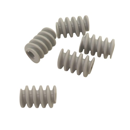 5 NEW LEGO Technic, Gear Worm Screw,Axle Opening Type II Light Bluish ...