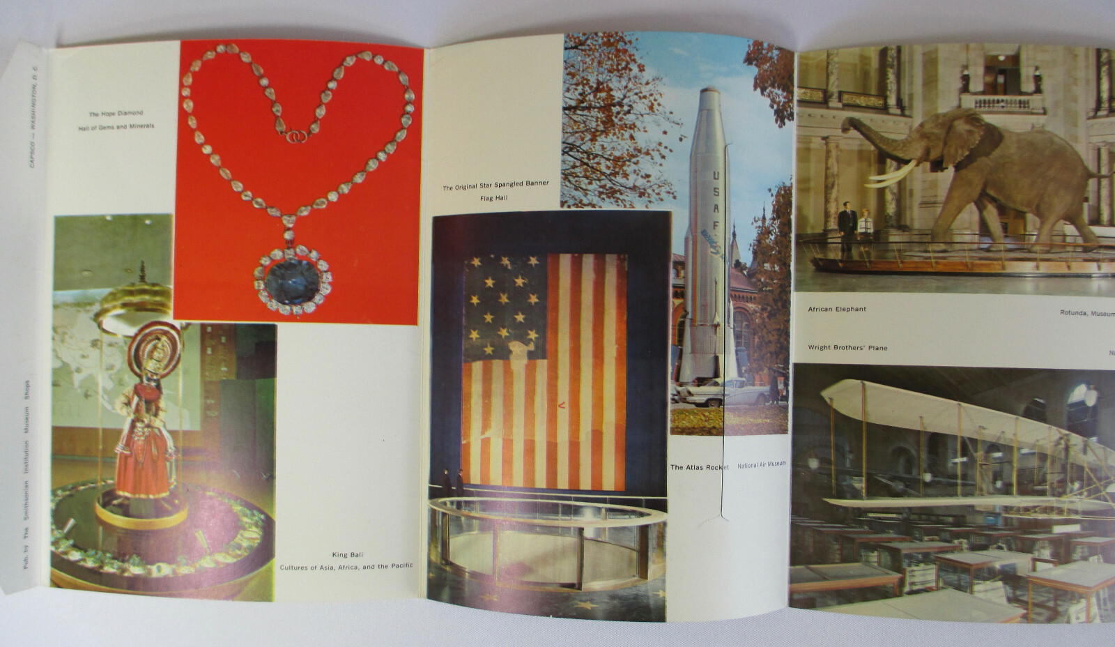 Vintage 1960s SMITHSONIAN INSTITUTION Museum Souvenir Color Picture ...
