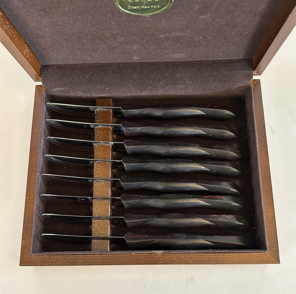 Vintage Cutco Steak Knife Set Of 8. DD Edge, 1759, C86, Made In USA | eBay