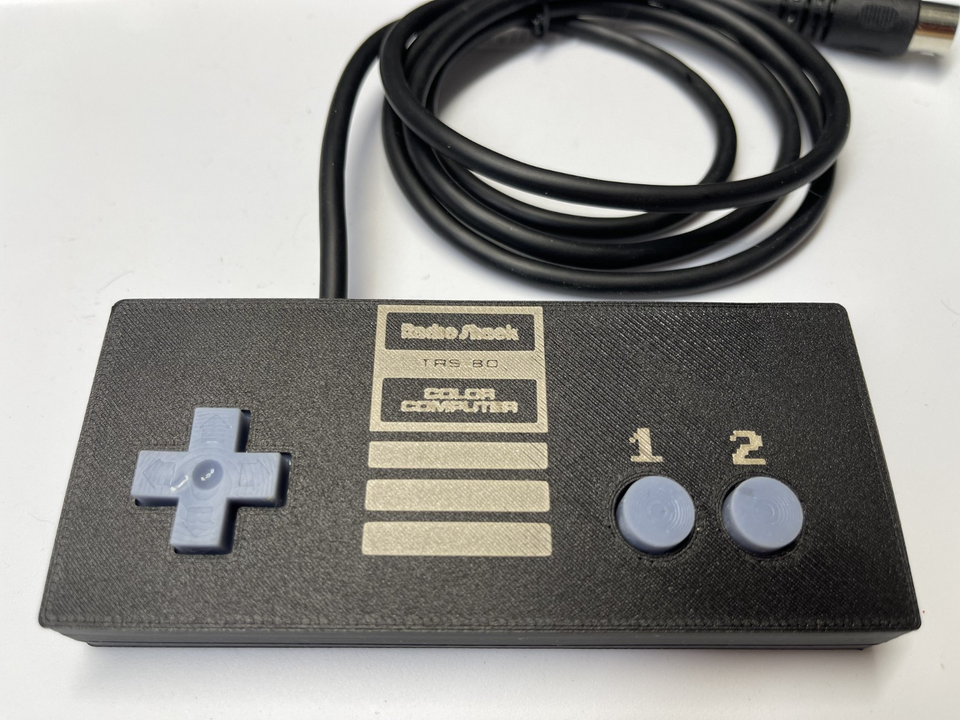 TRS80 Color Computer 1/2/3 Tandy 1000 Dragon 32/64 - 2 button gamepad ...