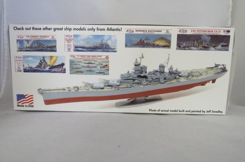 Atlantis 1:665 USS Missouri ' Mighty Mo' BB-63 Plastic Model Ship Kit ...