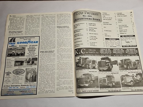 Log Trucker Logging Loggers World Publications Pacific Northwest May ...