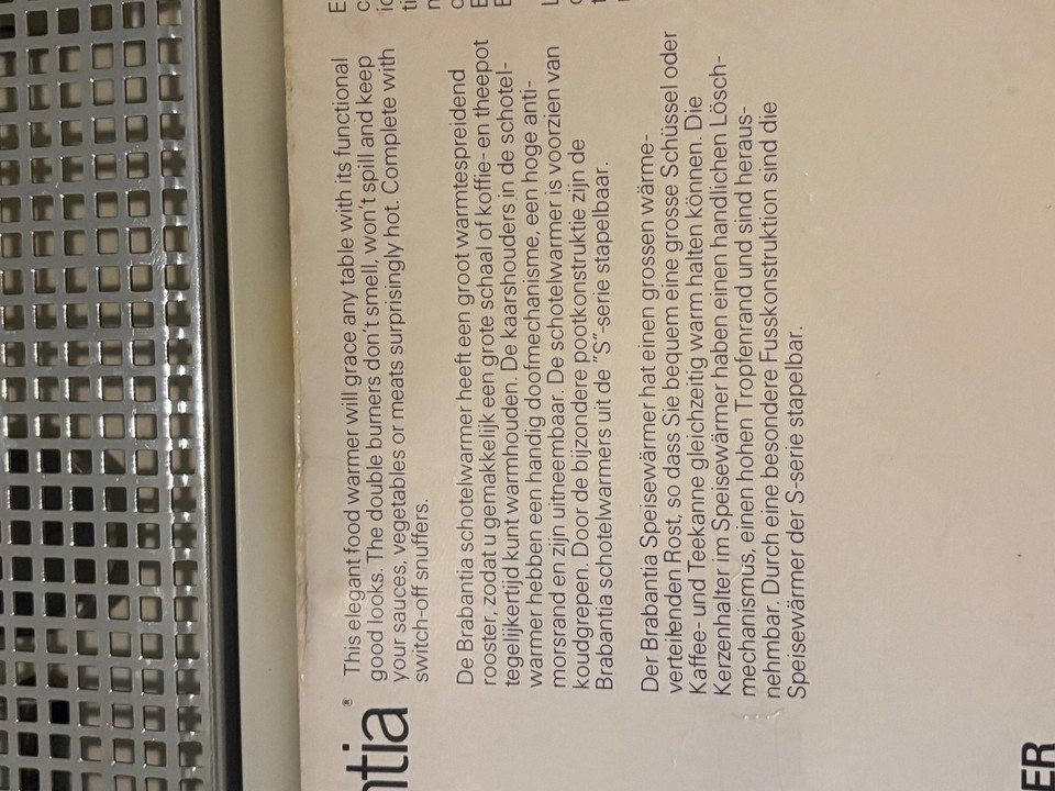 BRABANTIA, Retro-Twin Tea Light-Vintage-Harvest Design-Plate Food ...