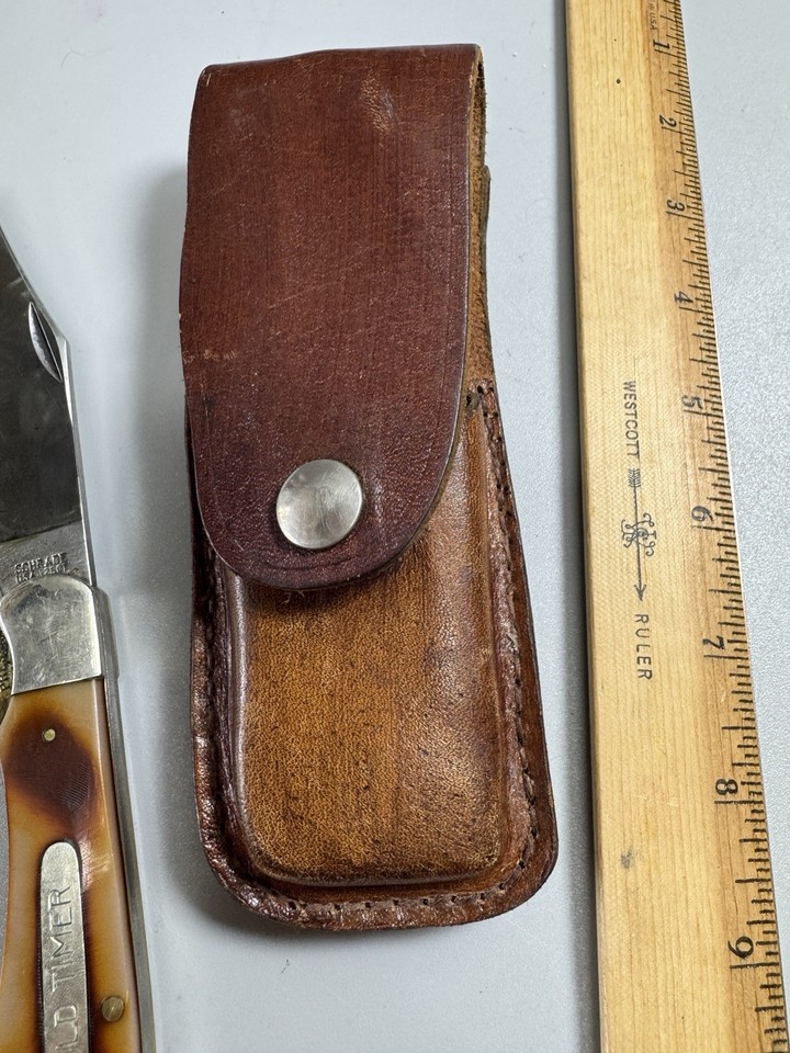 Vintage Schrade Old Timer USA 1250T Liner Lock Folding Knife | eBay