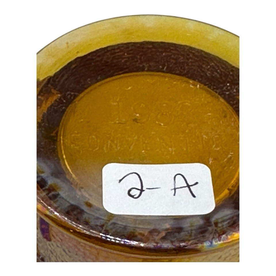 Fenton Good Luck Mug Toothpick Holder for HOAGA Gold Carnival 21St Year ...