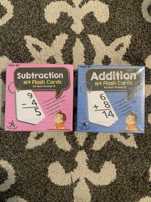 Math Flash Cards Addition/Subtraction Flash Cards 169 SEALED | eBay
