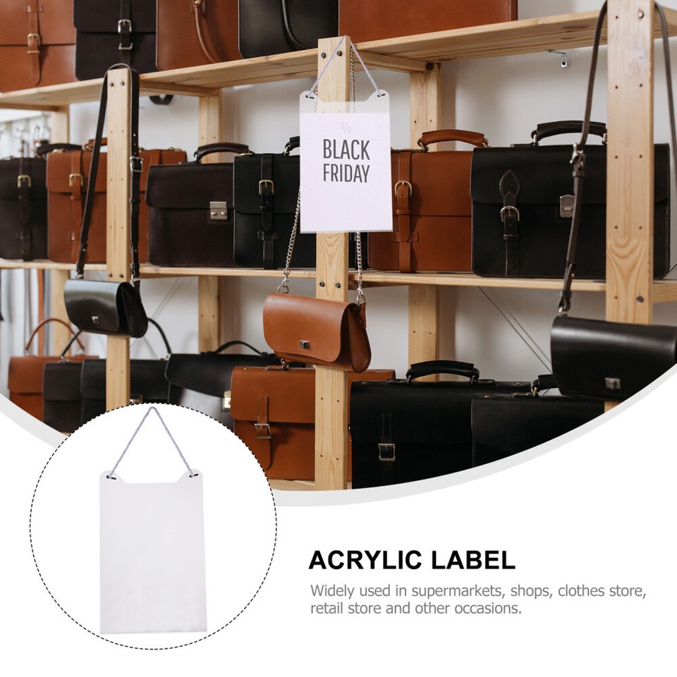 Price Label Holder Hanging Sign Holder Sign Label Holder Acrylic Sign ...