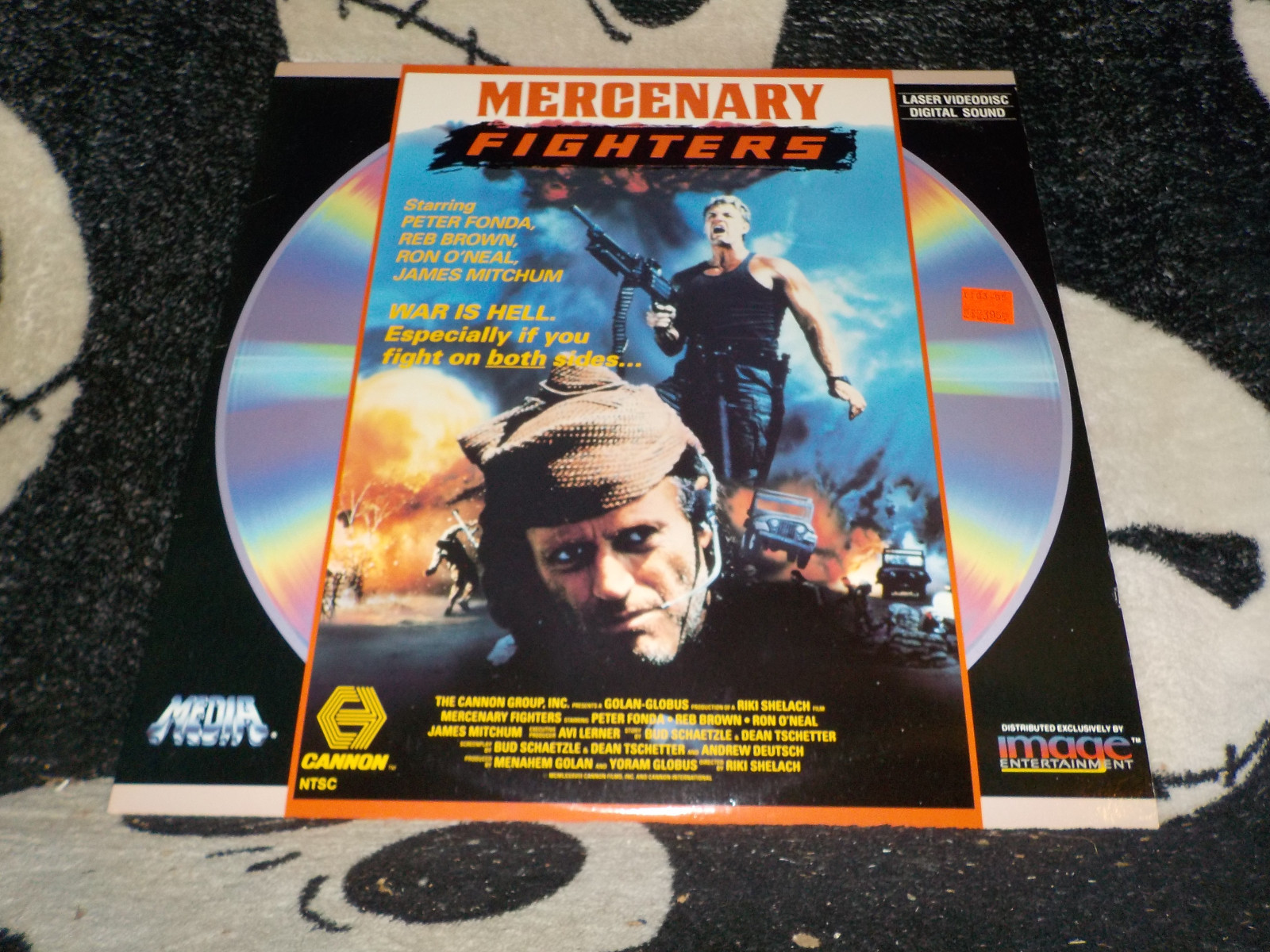 Mercenary Fighters Laserdisc LD Cannon Peter Fonda Reb Brown Free Ship ...