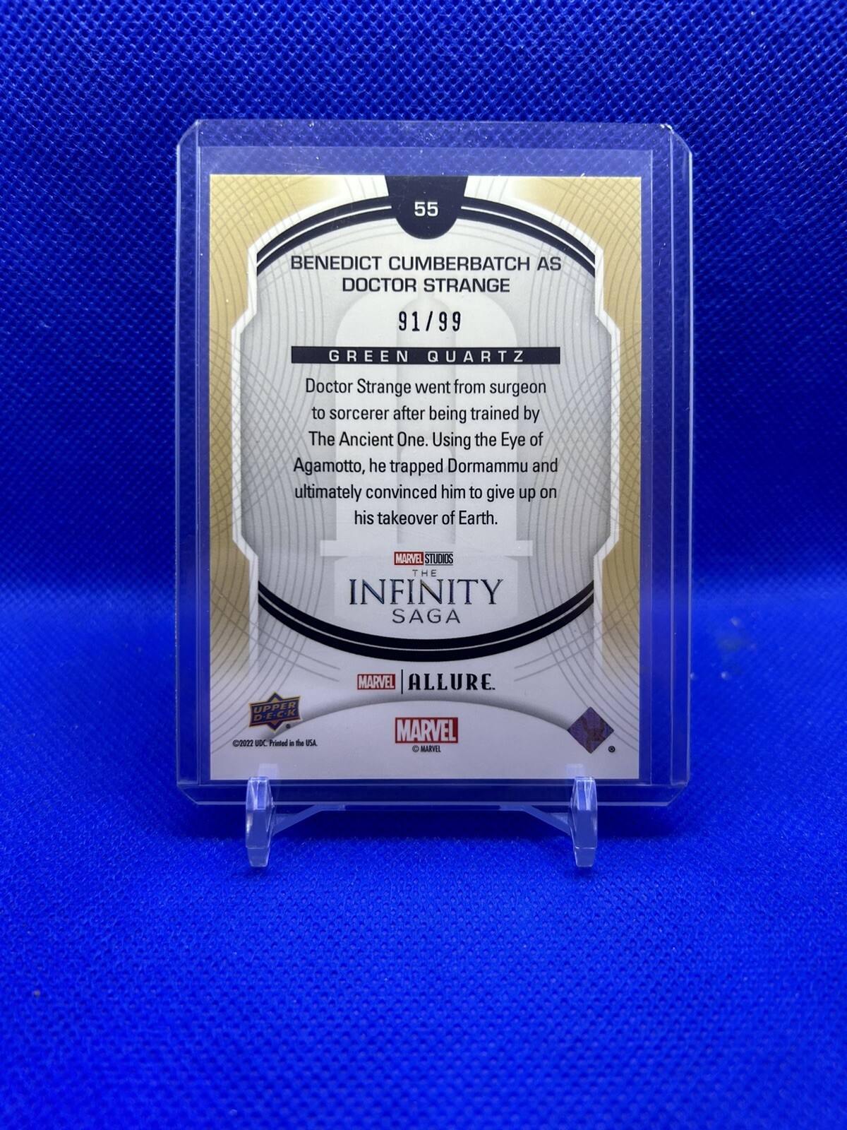 2022 Marvel Allure Green Quartz /99 Benedict Cumberbatch As Doctor ...