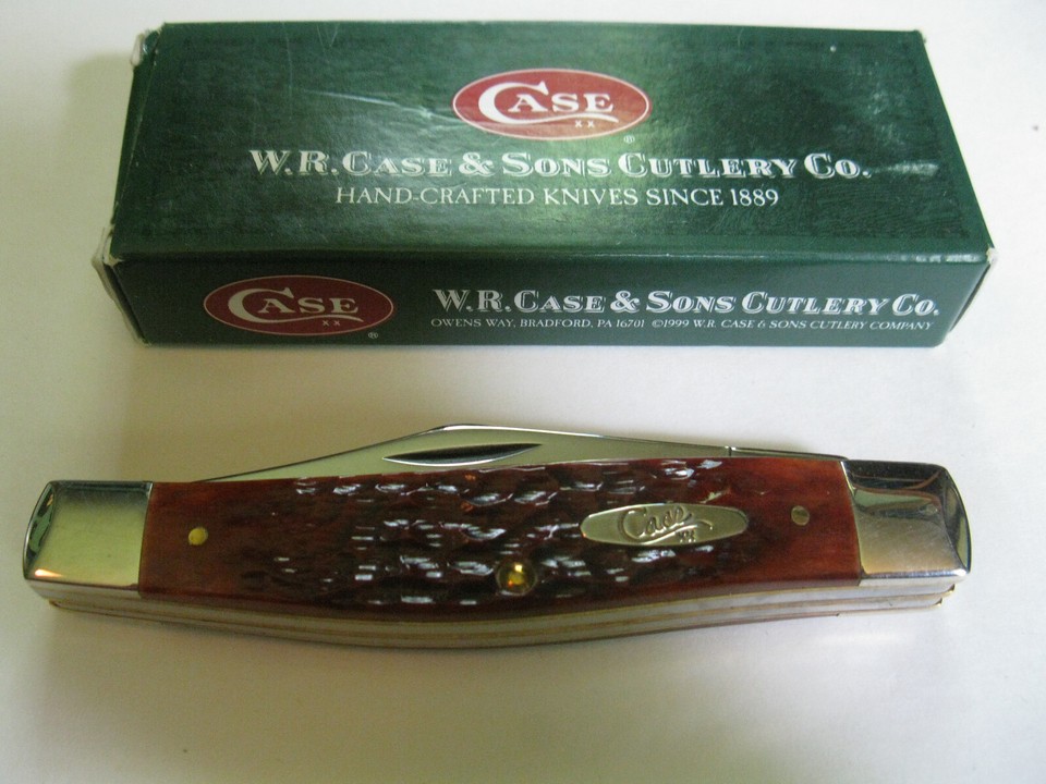 2000 CASE XX LARGE STOCKMAN Knife 6375 CV CHROME VANADIUM Blades & Jig ...