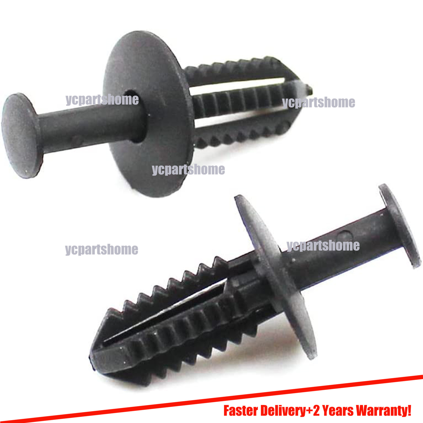 100 Pcs Fender Liner Rivet Push Type Clips Retainer For Mercedes Benz ...