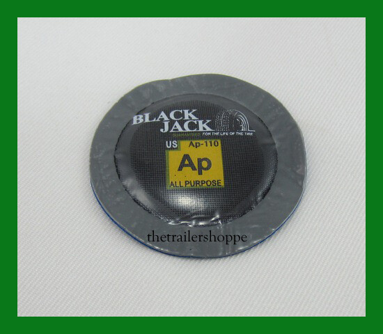 BlackJack Tire Tube Repair Patch 1 3/4" 45mm Round All Purpose 20 PC ...