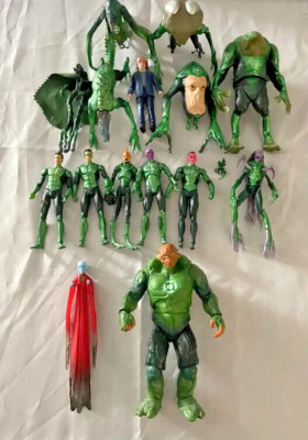 Lot Of 15 Mattel DC Movie Masters Green Lantern Figures 2010 BAF ...