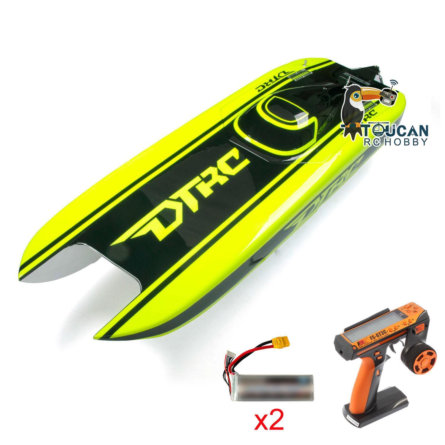 E51 Fiber Glass Electric RTR 100KM/H RC Boat W/ Dual Motors Servos ESCs ...