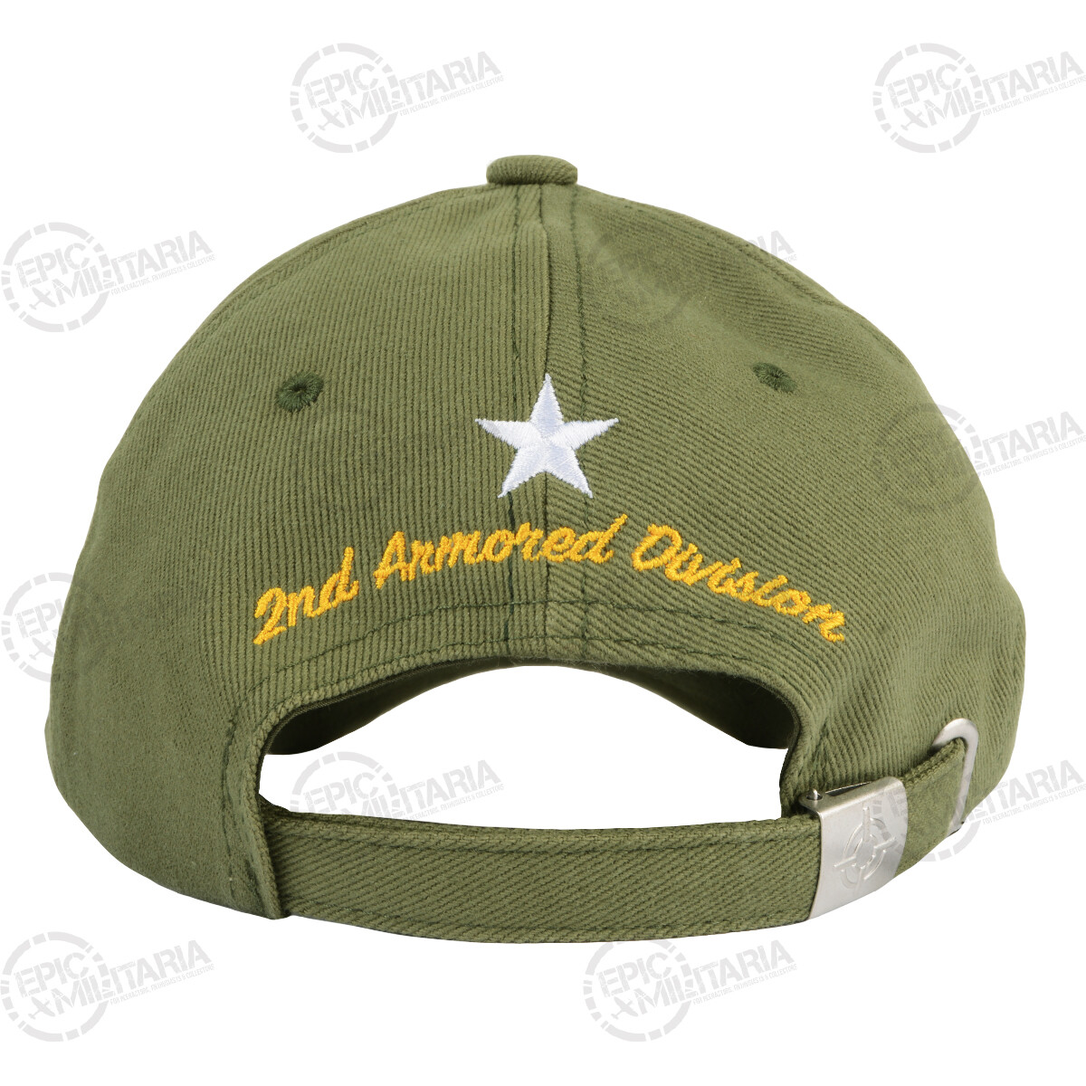 US Military 2nd Armored Division Baseball Cap - Green Army Adjustable ...