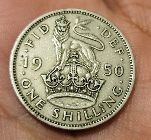 1950 GEORGE V1 ONE SHILLING PIECE COIN SCOTTISH CREST REVERSE | eBay UK
