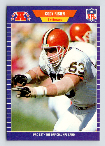 1989 Pro Set Card, #83 Cody Risien, Cleveland Browns | eBay