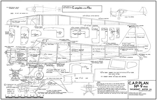 COMPLETE-A-PAC NO9 AUSTER J4 plans | eBay UK