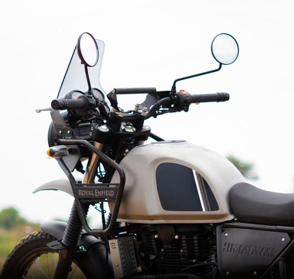 "GPS MOUNT ALUMINIUM AND SS" FIT FOR Himalayan 411 & Scram 411 | eBay