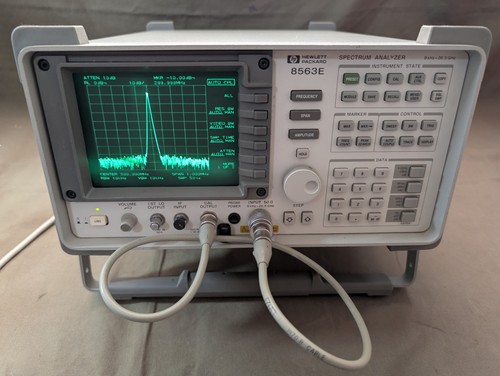 HP/Agilent 8563E 9KHz-26.5GHz Spectrum Analyzer in Good Working ...