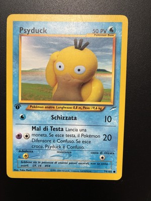 Pokemon Card - Psyduck - 79/105 Neo Destiny 1ª Edizione - Ita | eBay