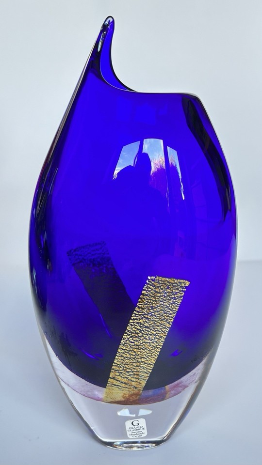 Granna Glasbruk, Germano Padoan, Pulled Rim Vase | eBay