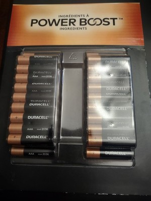 Duracell Power Boost AA Alkaline Batteries (Pack of 40) - Brand New ...