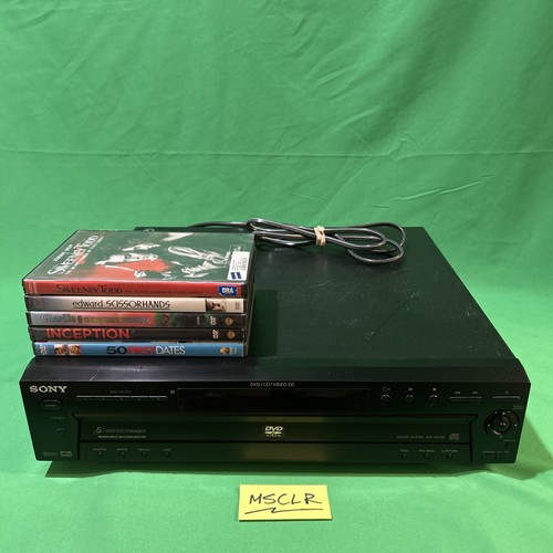 Sony DVP-NC600 5-Disc Carousel DVD CD Player Changer NO REMOTE + 5 ...