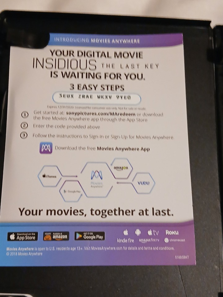 Insidious: The Last Key [DVD] DVD/Digital Sony PG 13 Very Good D 200 | eBay