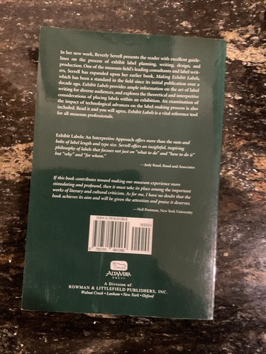 Exhibit Labels : An Interpretive Approach by Beverly Serrell and ...