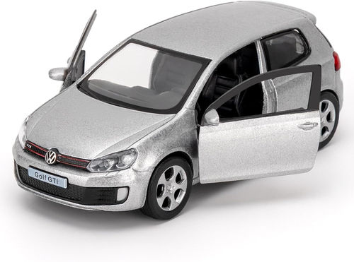 1:36 Volkswagen Golf GTI Toy Car, Diecast Pull Back Model Car, Doors ...