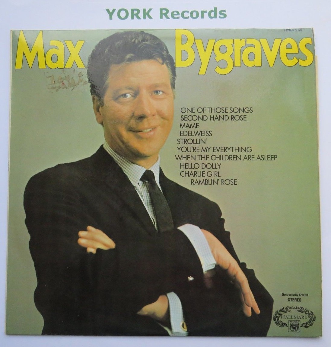 MAX BYGRAVES - Max Bygraves - Excellent Condition LP Record Hallmark ...