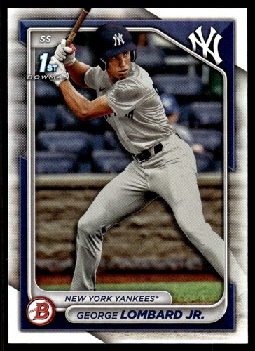 George Lombard Jr. 2024 Bowman Paper Prospects N34 #BP-79 New York ...