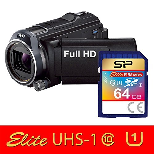 Silicon Power SDXC Card 64GB Class10 UHS-1 Compatible Max Read Speed ...