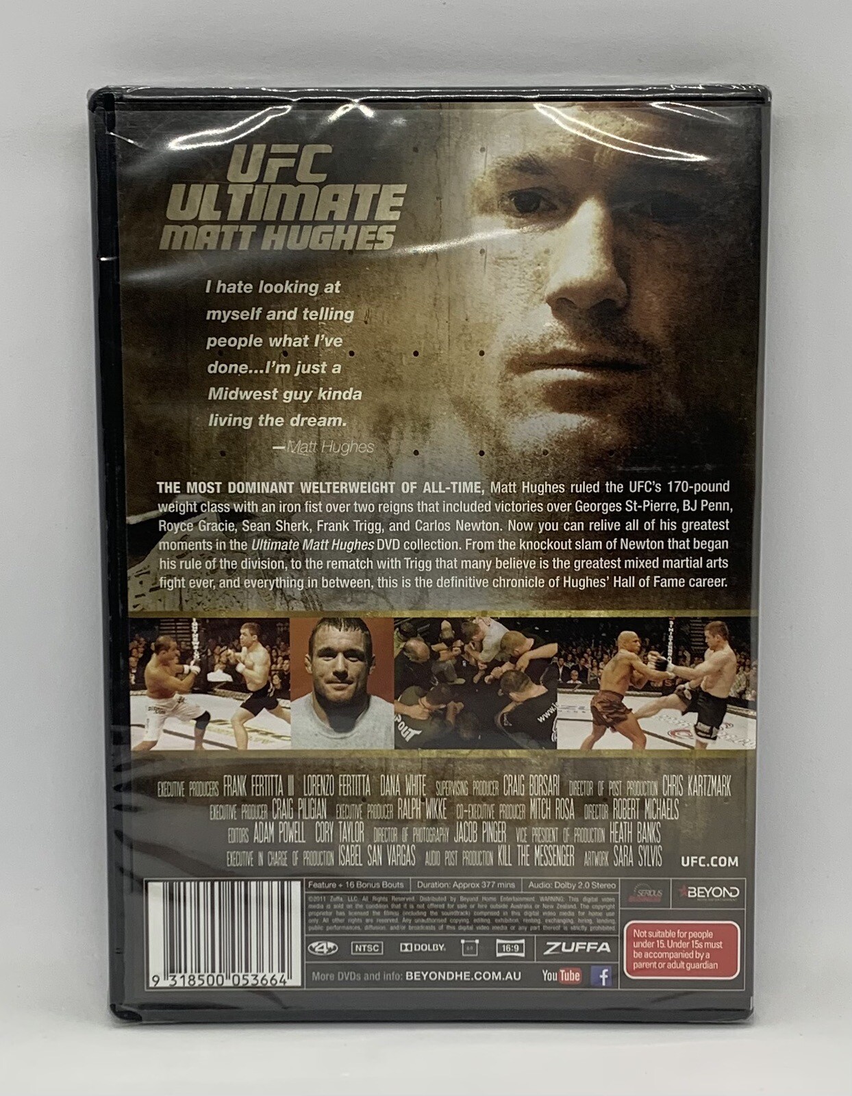 UFC: Ultimate Matt Hughes (2011) - New & Sealed Region 4 DVD - Free ...