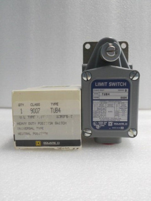 New Square D 9007 TUB4 Heavy Duty Position Limit Switch Series D NIB | eBay