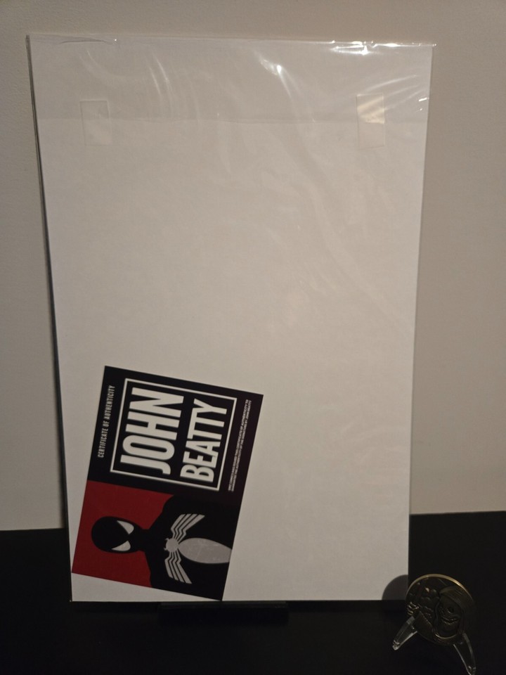 John Beatty - Minimal Art Captain America - 11 x 17 Art Print - Signed ...