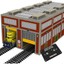 O Gauge Modern Engine House w/Motorized Doors, Indoor/Outdoor Lighting ...