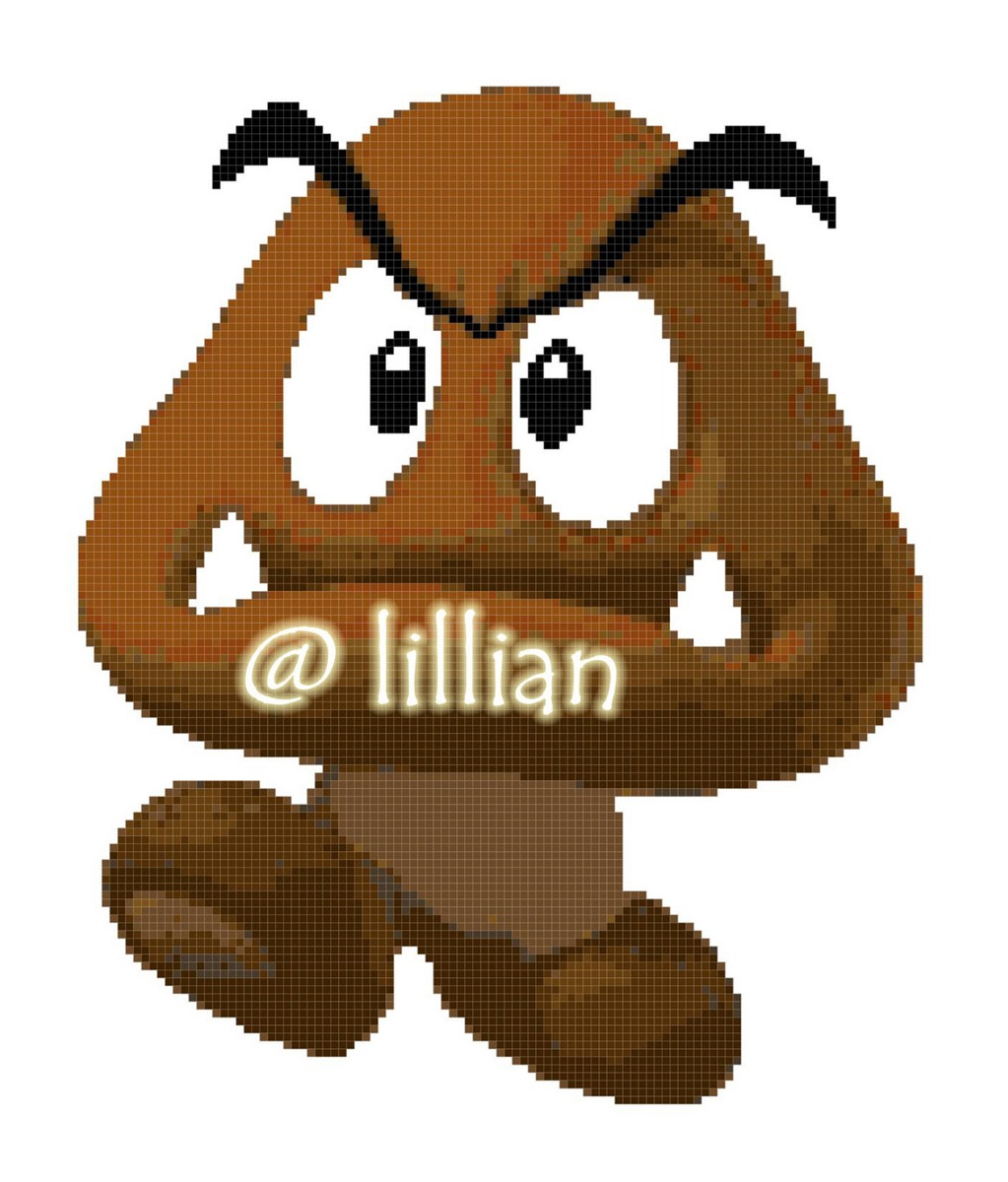 Mario Goomba Pixel Minecraft Super Mario Bros. Goomba, Barber Man,