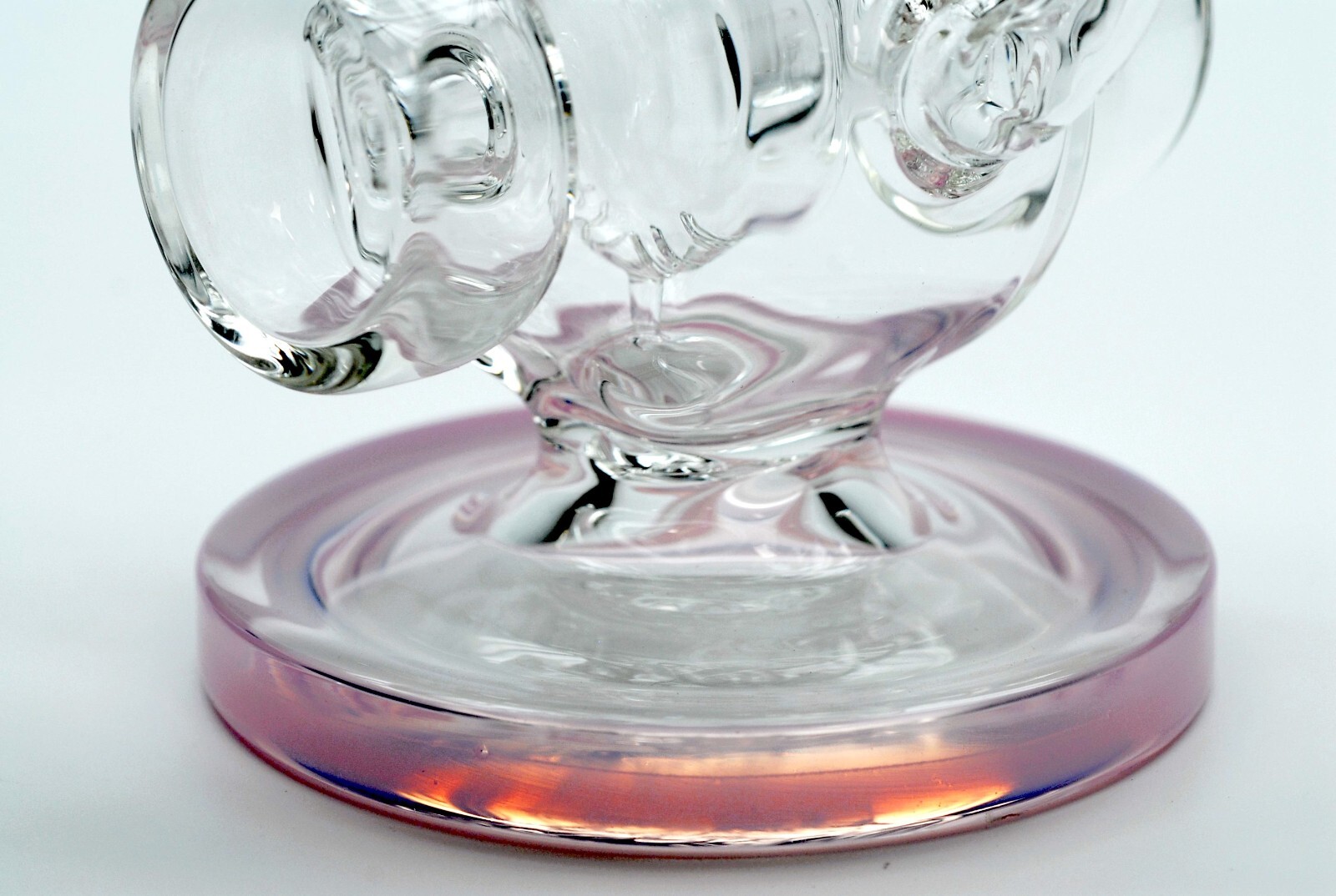 12" Milky Pink Vortex Cyclone Recycler Smoking Water Pipe Hookah ...