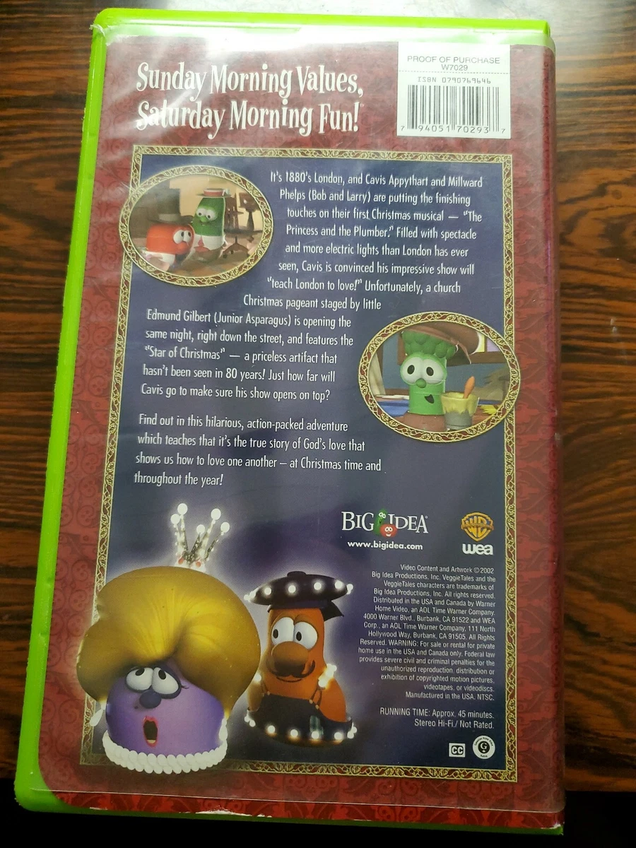 Veggietales The Star Of Christmas 2002 Vhs