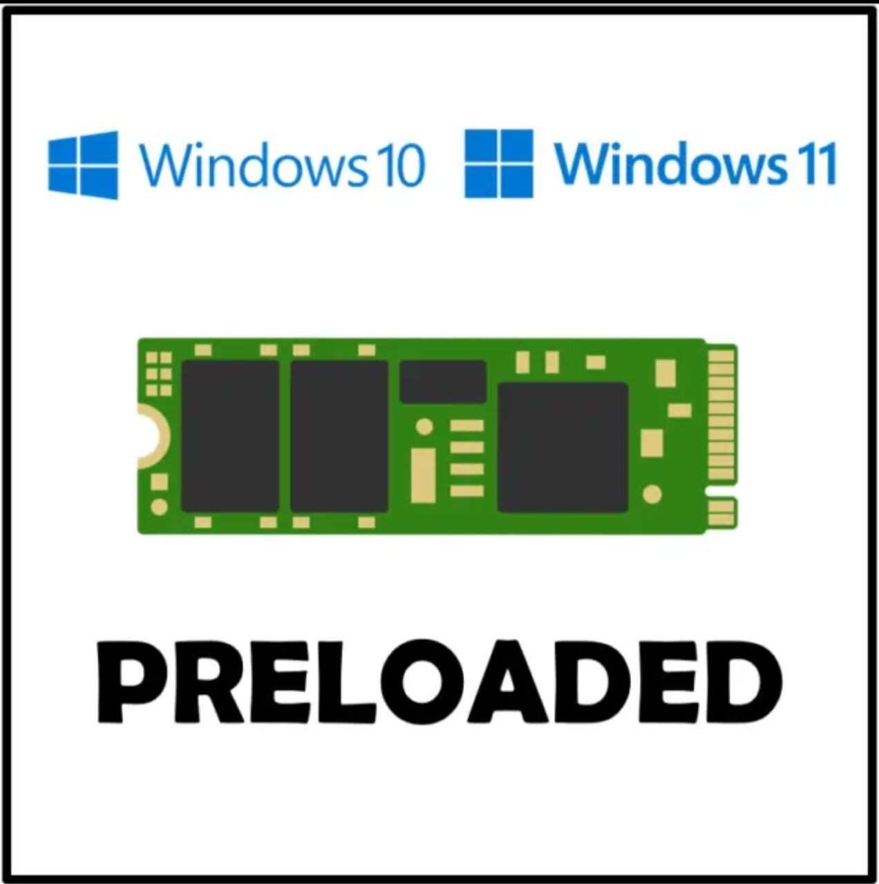 NVME M.2 SATASSD with Windows 11 & 10 | Grelly UK