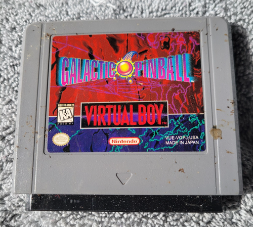 NINTENDO VIRTUAL BOY GALACTIC PINBALL GAME FROM LOCAL ESTATE | eBay