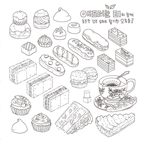 Omelet Coloring Pages