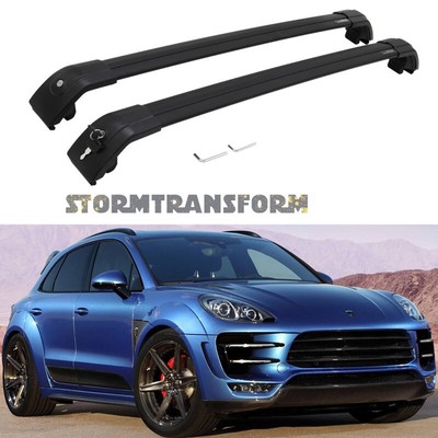 US Stock Cross Bars for Porsche Macan 2015 - 2024 Luggage Cargo Roof ...
