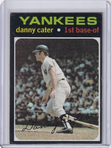 1971 Topps Baseball #358 Danny Cater - New York Yankees | eBay